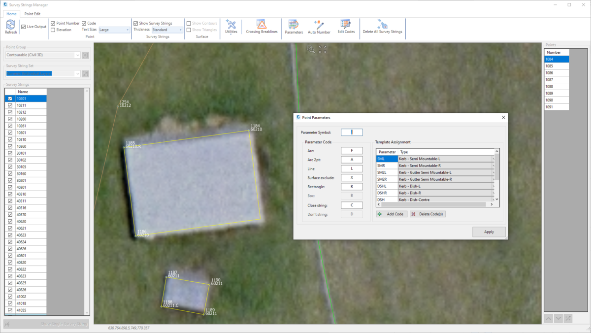 Features - Stringer Topo • CivilSurveyApplications.com