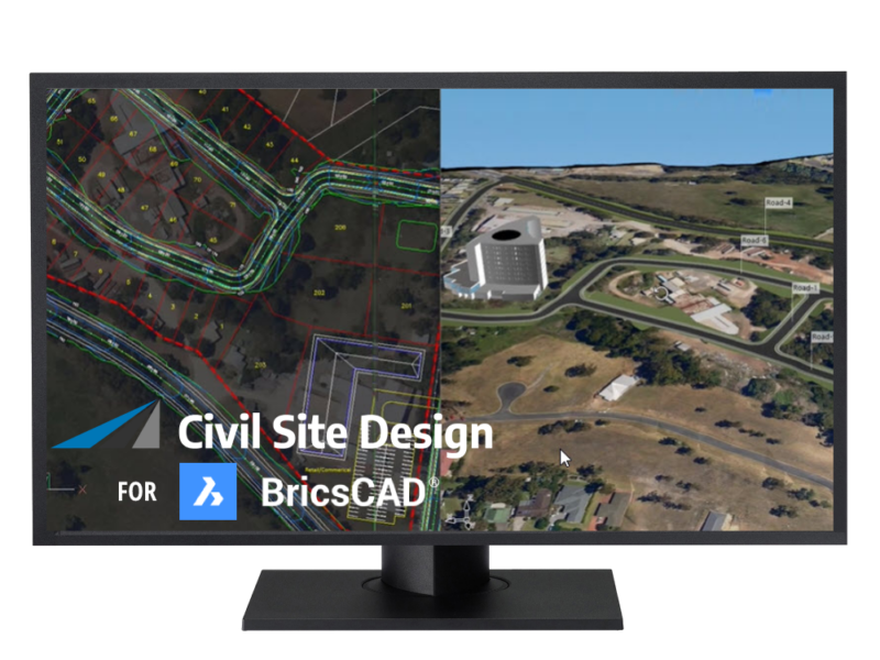 Civil Site Design for BricsCAD • CivilSurveyApplications.com